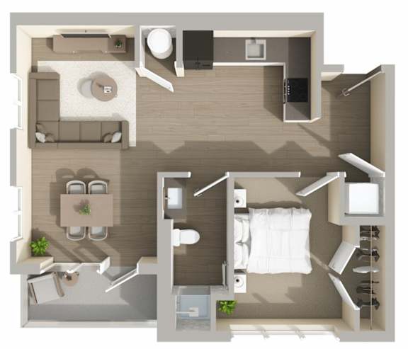 Memphis Studio, 1, 2 & 3 Bedroom Apartments | Harbor Side at Conwood Flats
