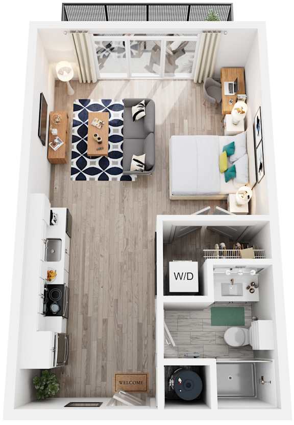 Studio, 1-, 2- & 3-Bedroom Apartments in Downtown Jacksonville