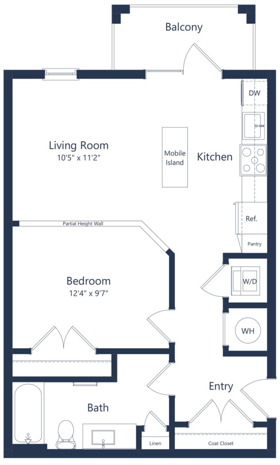 Floor Plans of Alta Town Center in Raleigh, NC