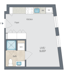 Studio, 1 & 2 Bedroom Apartments in Washington DC | Reed Row Apartments