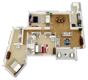 Floor Plans of The Broadview Apartments in Baltimore, MD