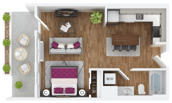 Brand-New Studio, 1, 2 & 3-Bed Apartments in Hillsboro, OR | Hana ...