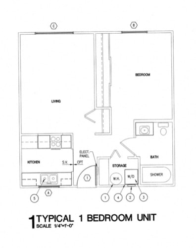 Floor Plans of Ridgeway in Reedsport, OR